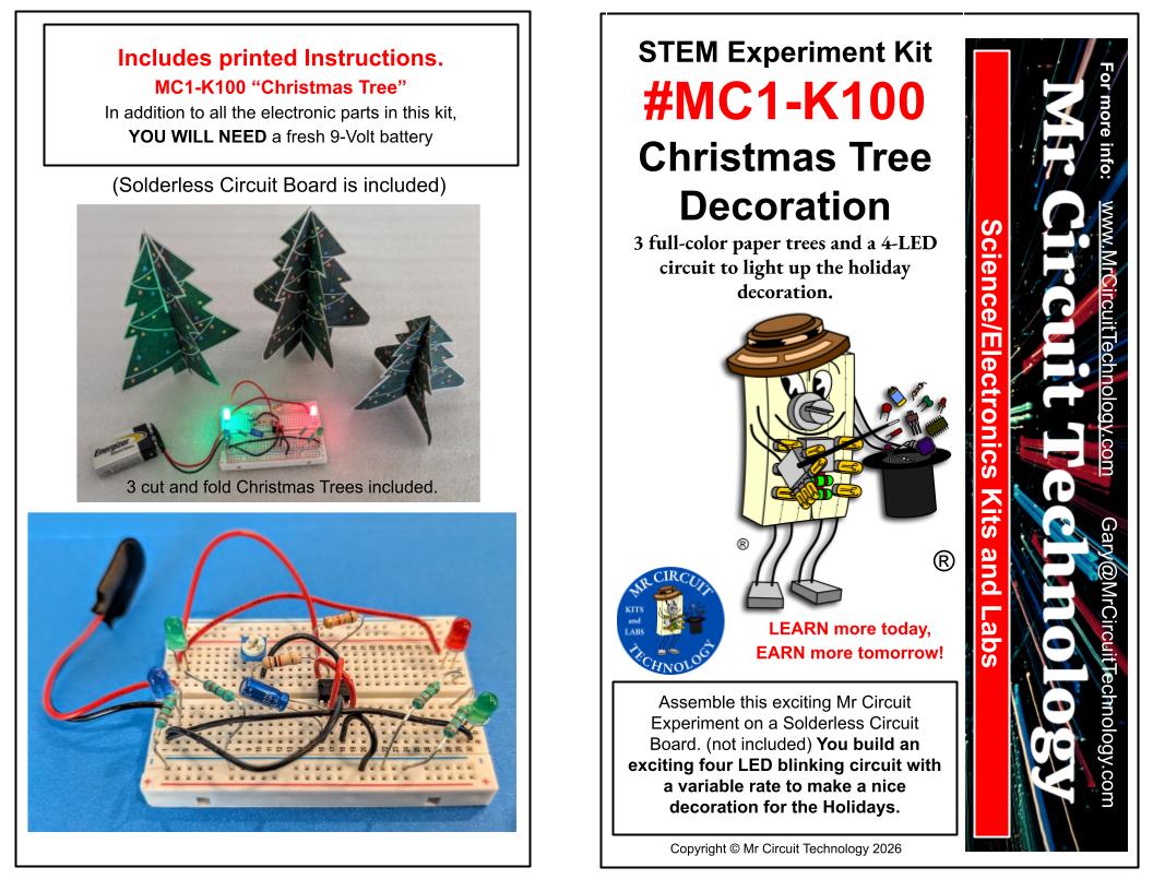 MC1-K100 Christmas Display Kit - no soldering - fun for the family| Mr ...