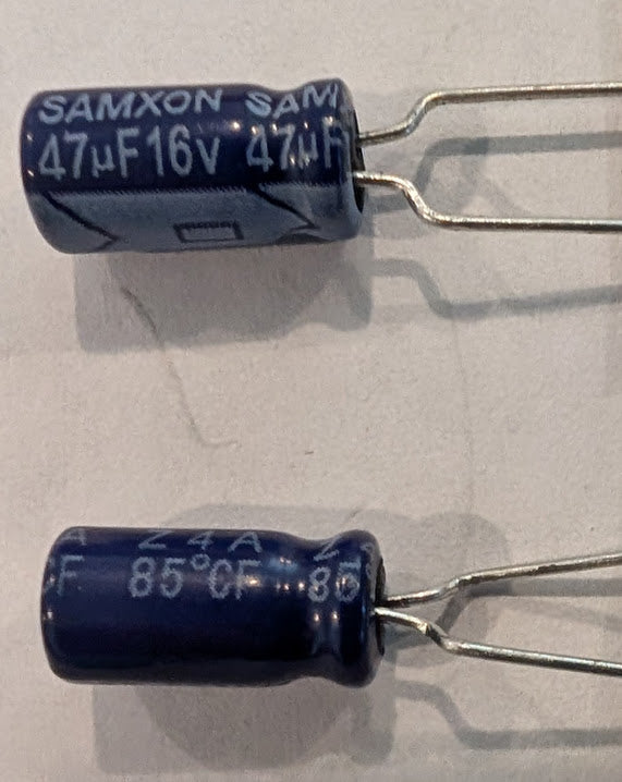 Electrolytic Capacitor 47uF 16V 5x11mm 85°C SAMX| Mr Circuit Technology